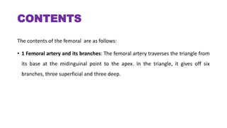 Femoral triangle. | PPTX
