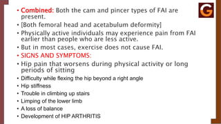 definition of Femoroacetabular impingement.pptx
