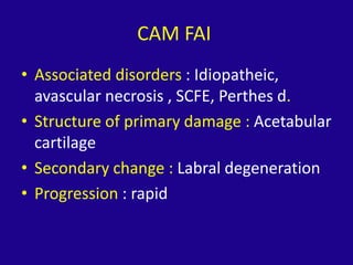 Femoroacetabular impingement syndrome | PPTX