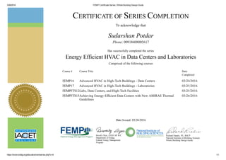 Energy Efficient HVAC in Data Centers and Laboratories | PDF