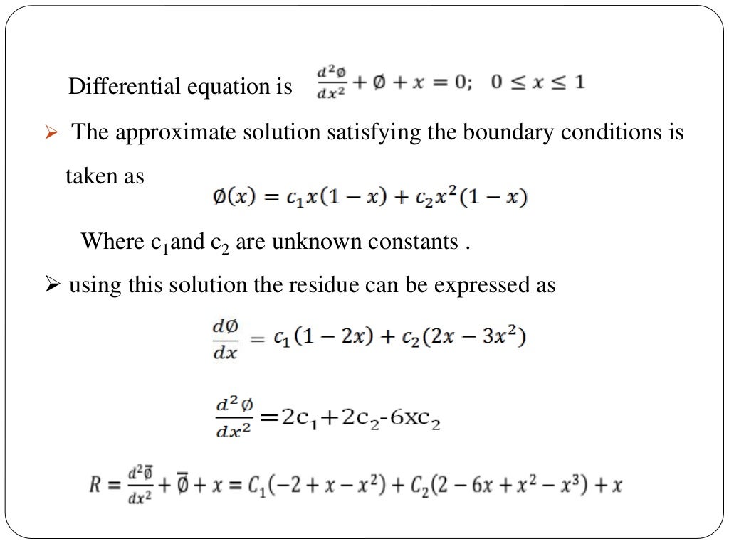 least squares approach in finite element method