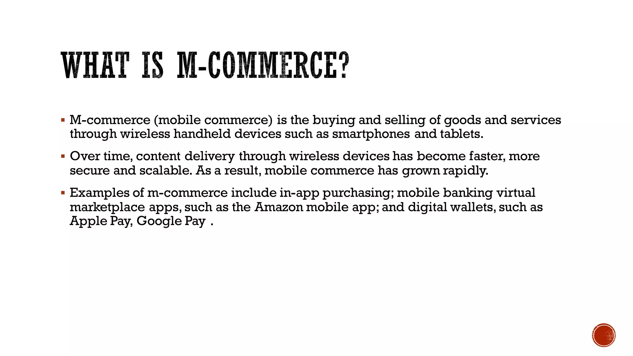 Factors for the success of m-commerce | PPT