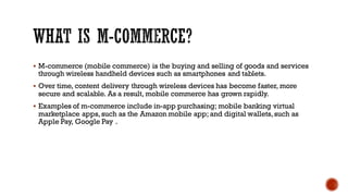 Factors for the success of m-commerce | PPT