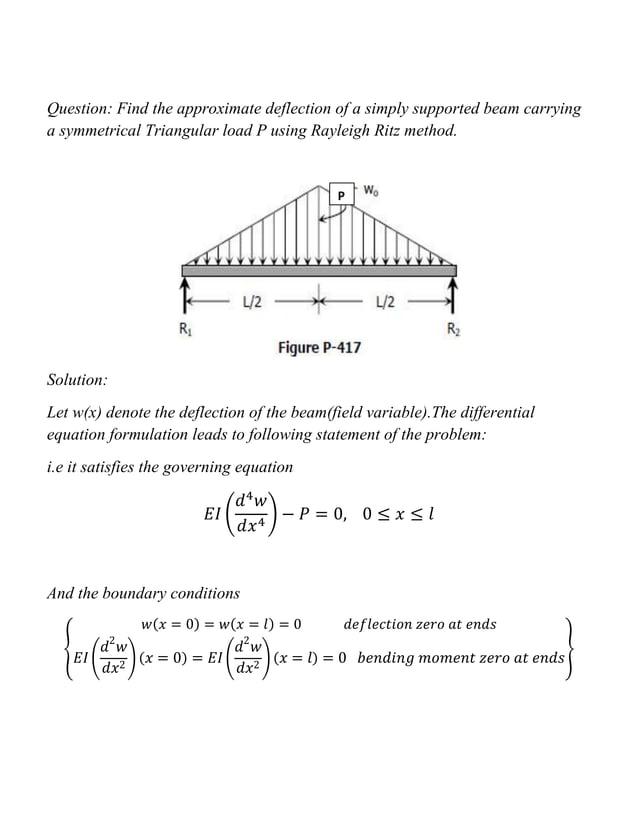 FEM problem of elasticity | PDF