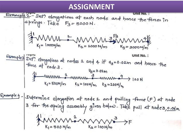Finite Element analysis of Spring Assembly | PPTX
