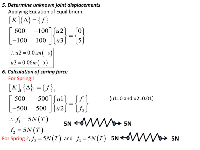 Finite Element analysis of Spring Assembly | PPTX