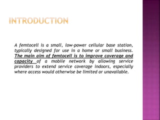 Femtocell | PPT