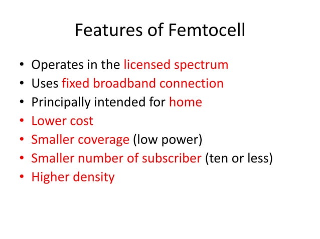 Femtocell definition | PPT