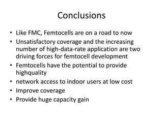 Femtocell definition | PPTX | Computer Networking | Computing