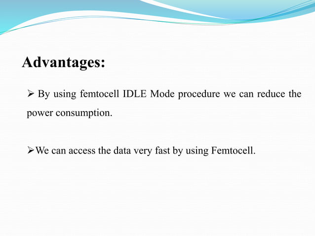 Role of FEMTO Small Cells for Effective Energy Consumption in 5G Networks | PPT