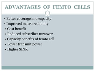Femto cells | PPT