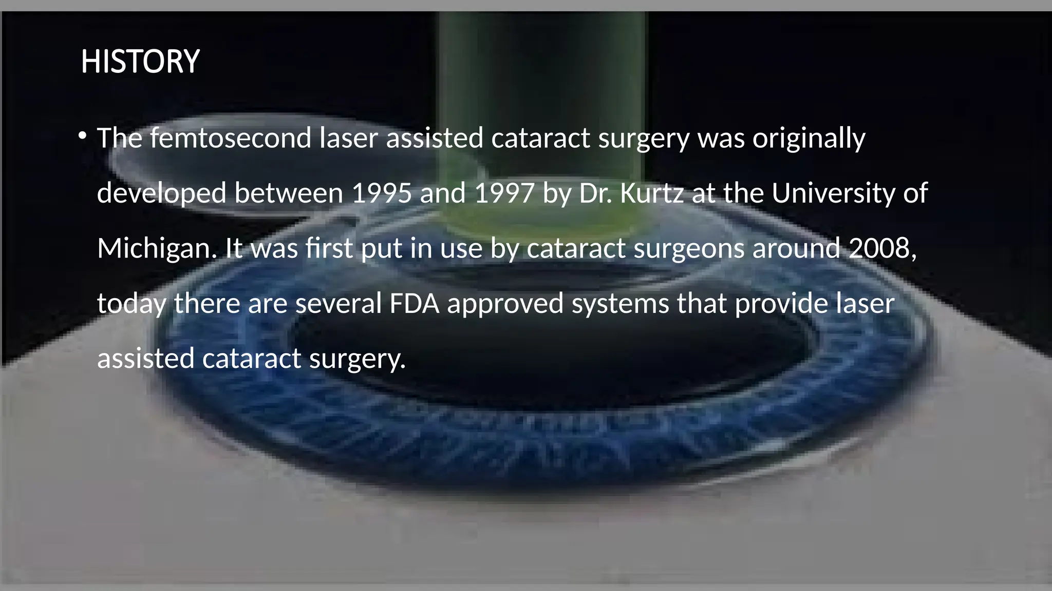 FEMTOSECOND LASER CATARACT SURGERY IN OPTOMETRY.pptx