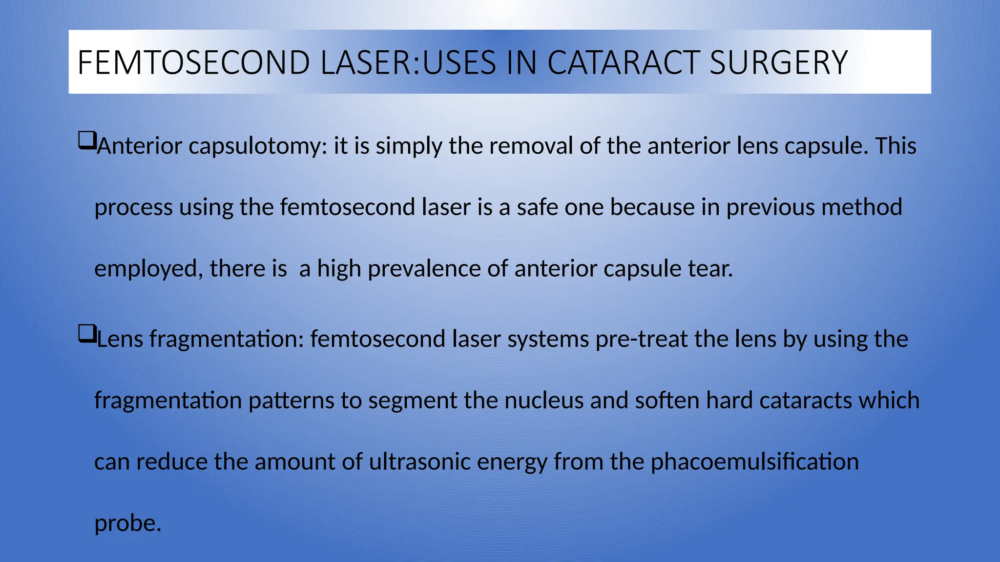 FEMTOSECOND LASER CATARACT SURGERY IN OPTOMETRY.pptx
