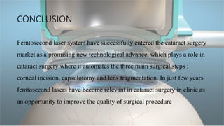 FEMTOSECOND LASER CATARACT SURGERY IN OPTOMETRY.pptx
