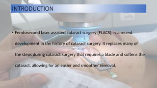 FEMTOSECOND LASER CATARACT SURGERY IN OPTOMETRY.pptx