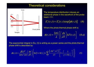 Femtosecond two photon absorption measurements based on the ...