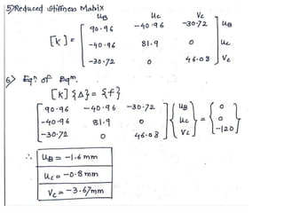 Truss Analysis using Finite Element method ppt | PPTX