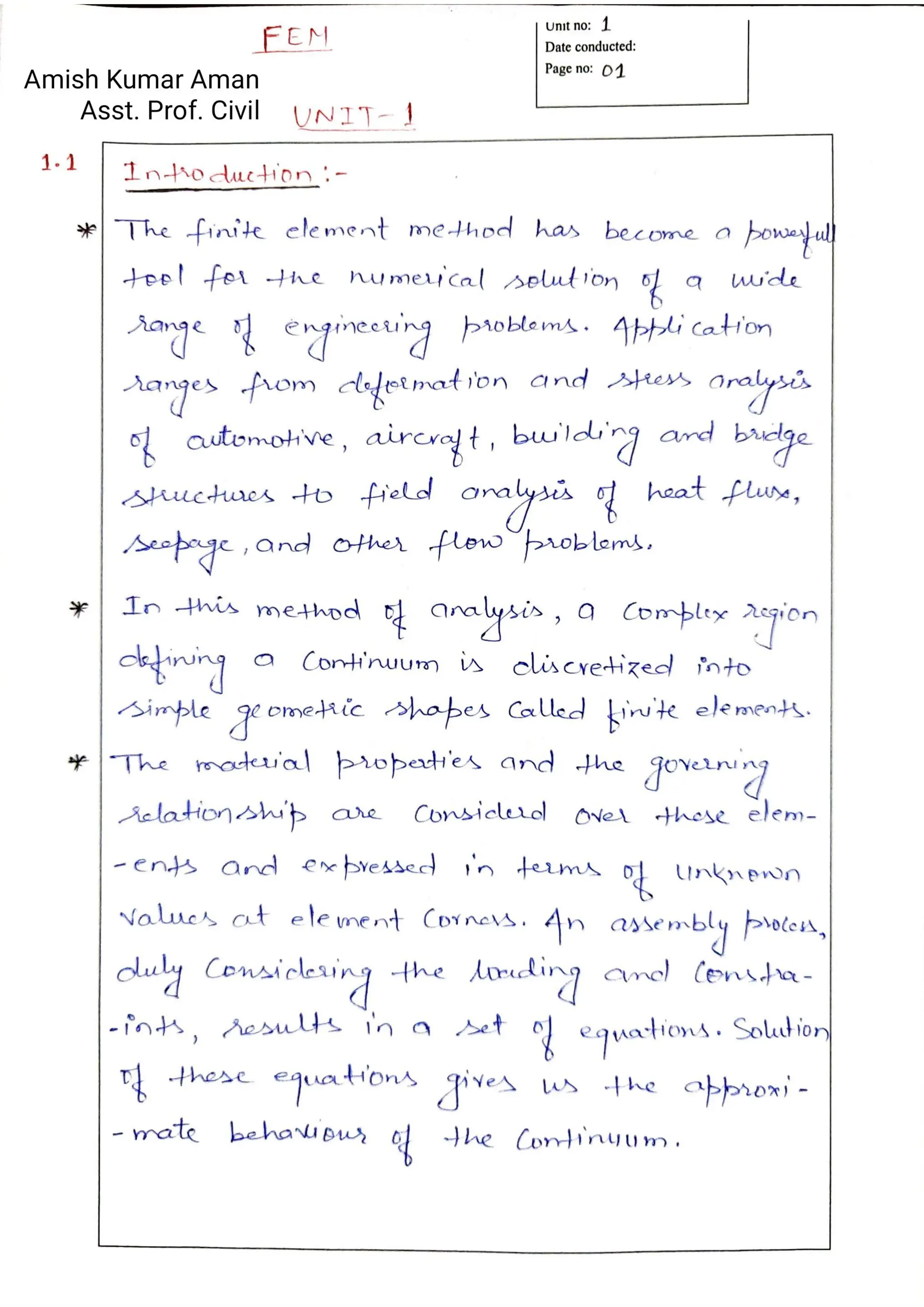 FINITE ELEMENT METHODS FOR CIVIL ENGINEERING INTRODUCTIONNotes.pdf
