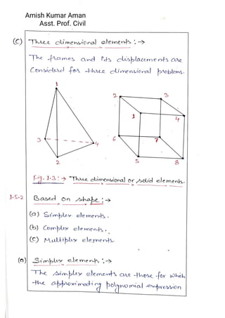 Finite Element Methods For Civil Engineering Introductionnotes Pdf