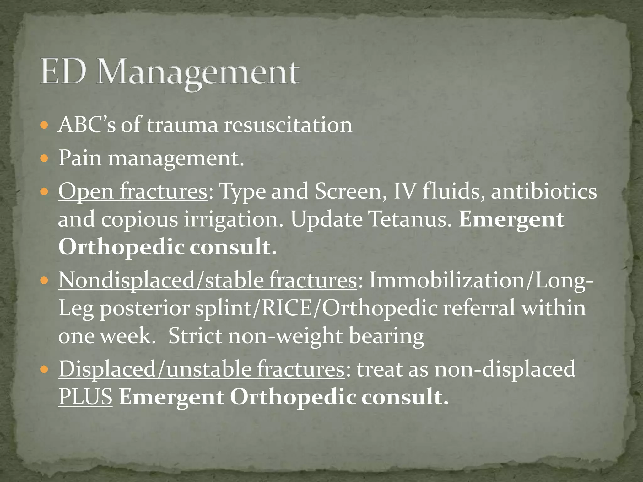 Tibial Plateau Fracture | PPTX
