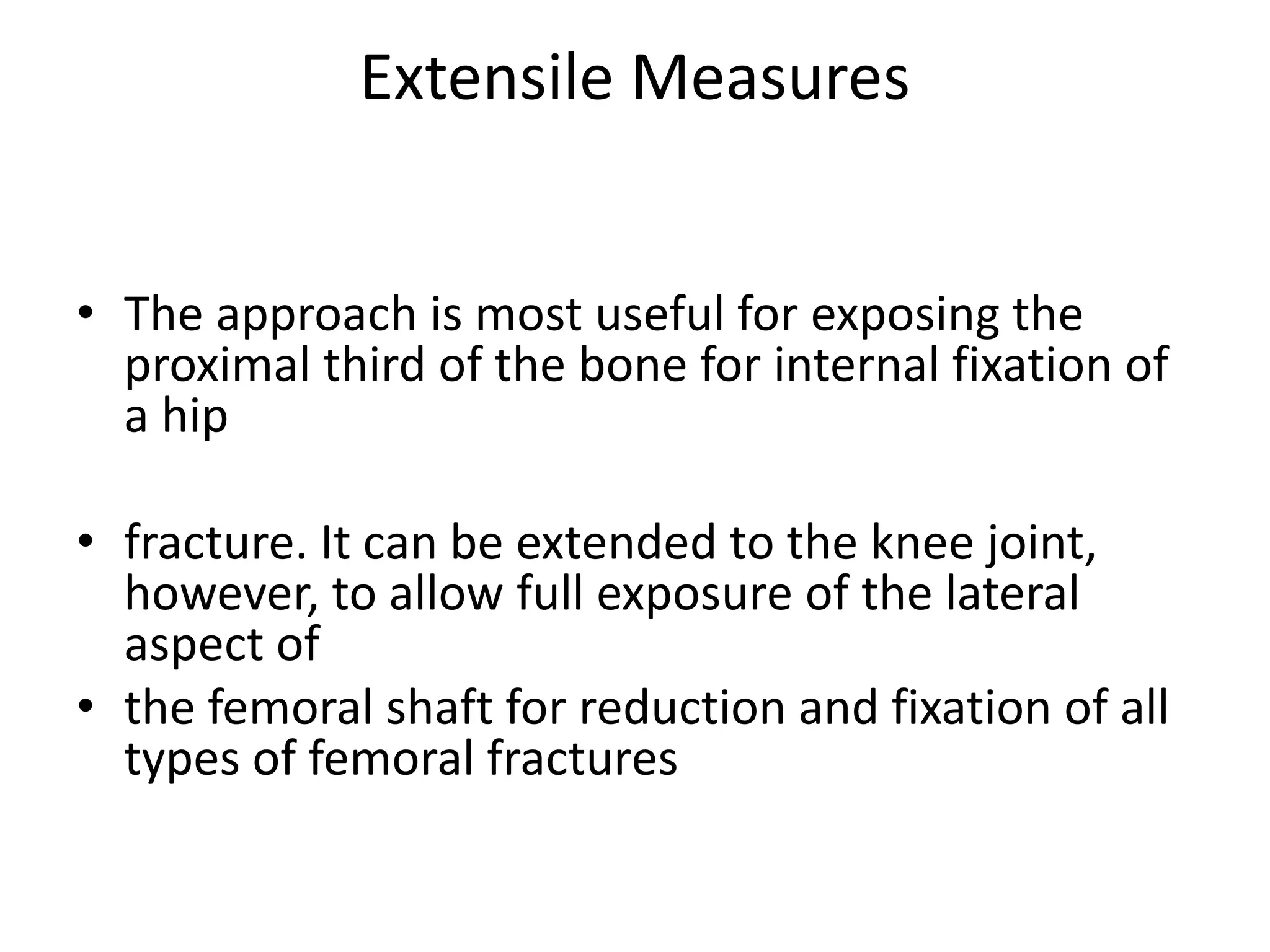 Femur approaches | PPTX
