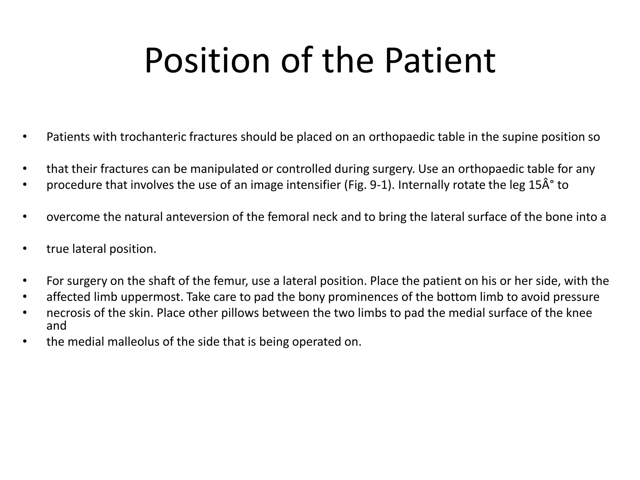 Femur approaches | PPTX