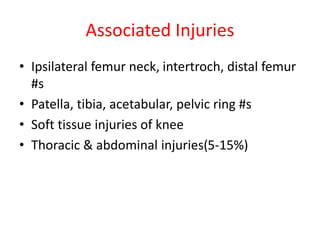 Femur shaft fractures | PPTX