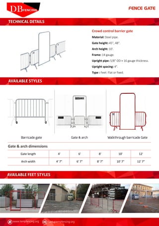 Fence gate-catalog | PDF | Home Security | Home & Garden