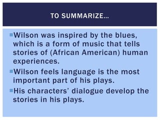 Fences the blues | PPTX