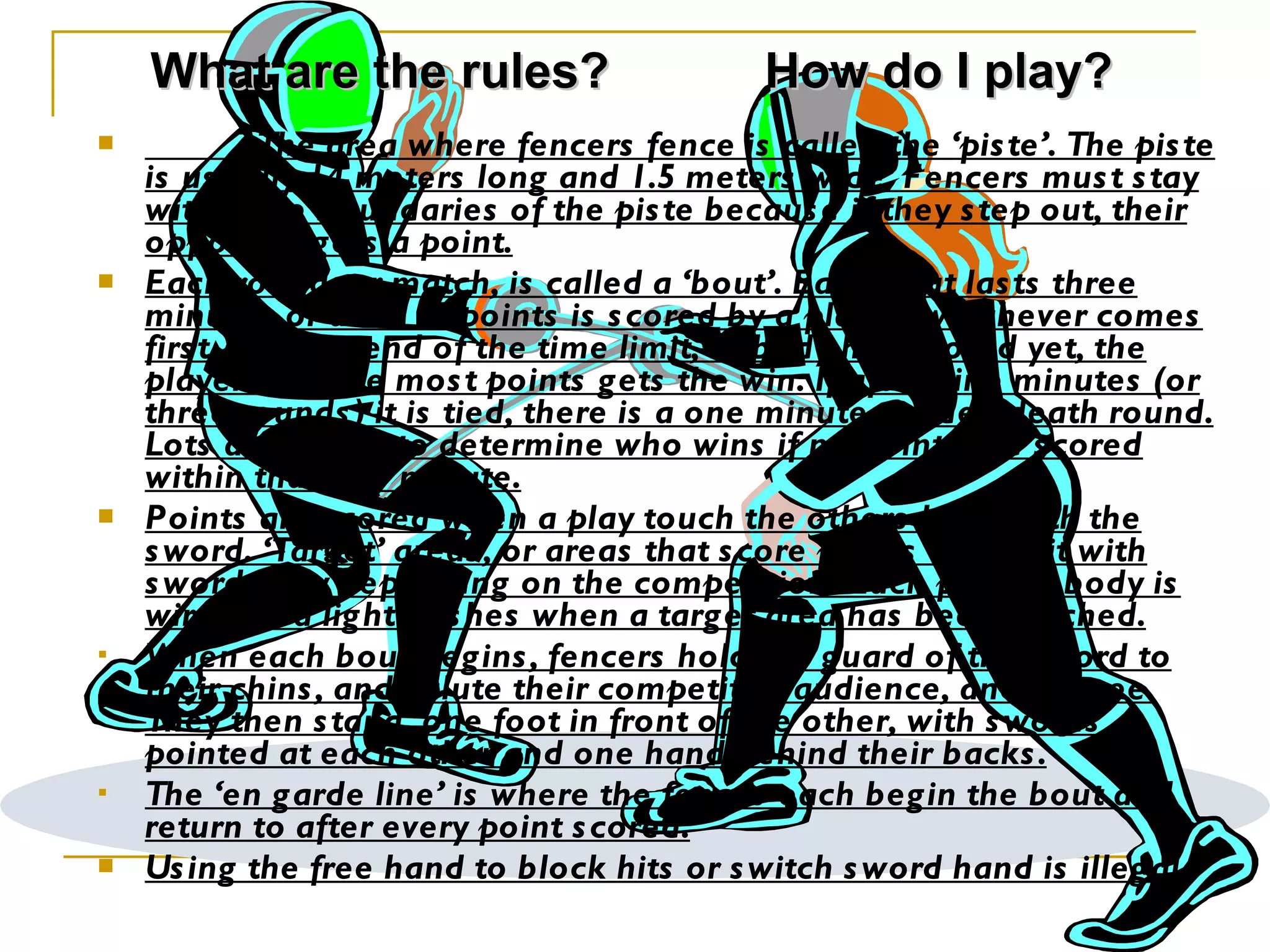 Fencing | PPT