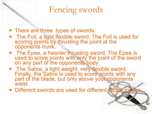 Fencing | PPT