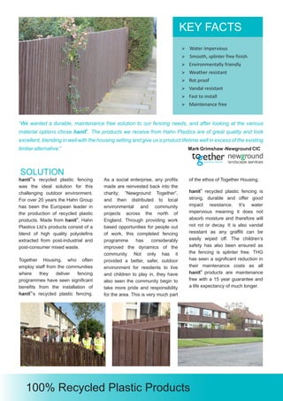 hannit® Fencing - Newground | PDF