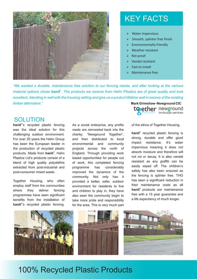 hannit® Fencing - Newground | PDF