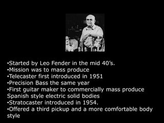 Fender pres | PPT