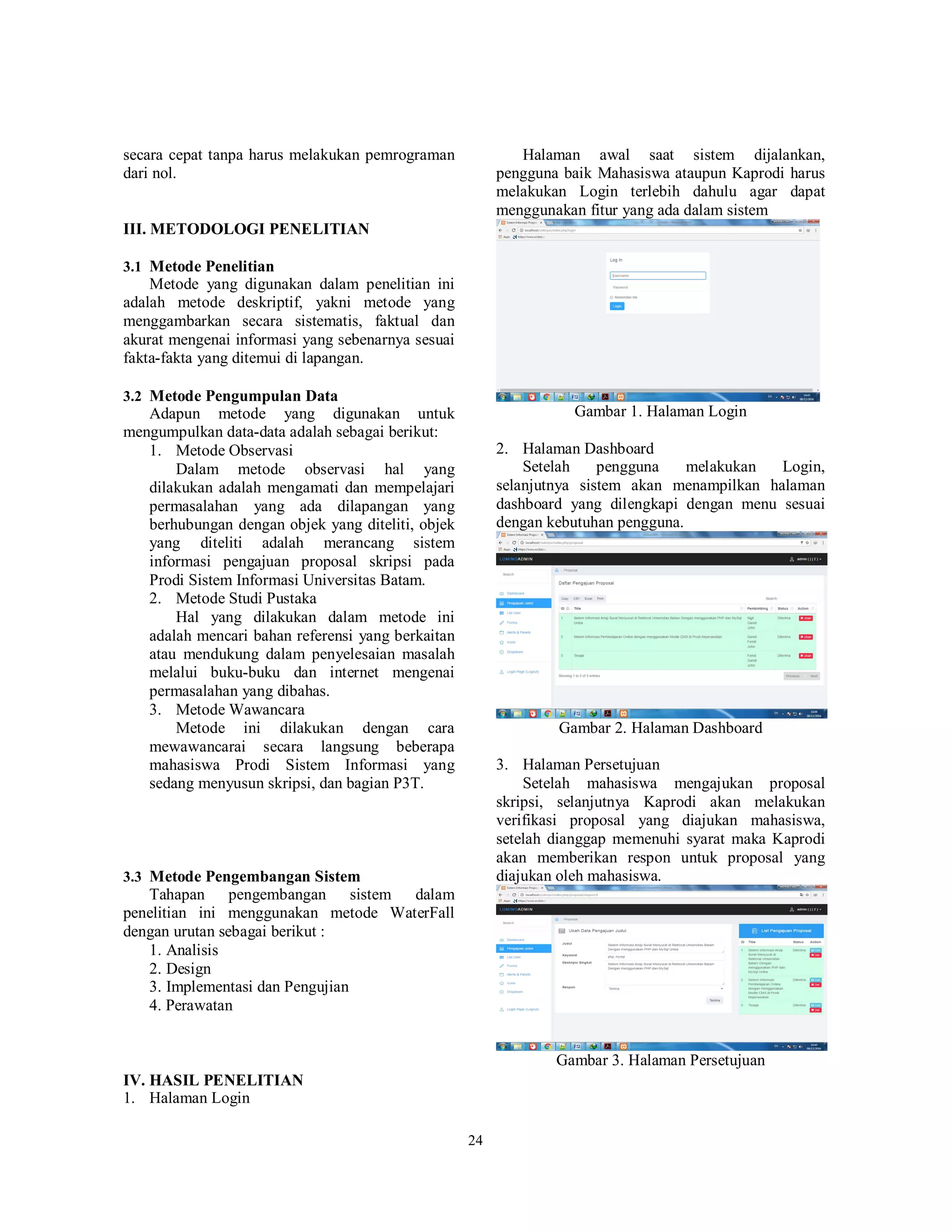 Sistem Informasi Pengajuan Proposal Skripsi Mahasiswa Program Studi Sistem Informasi Berbasis ...