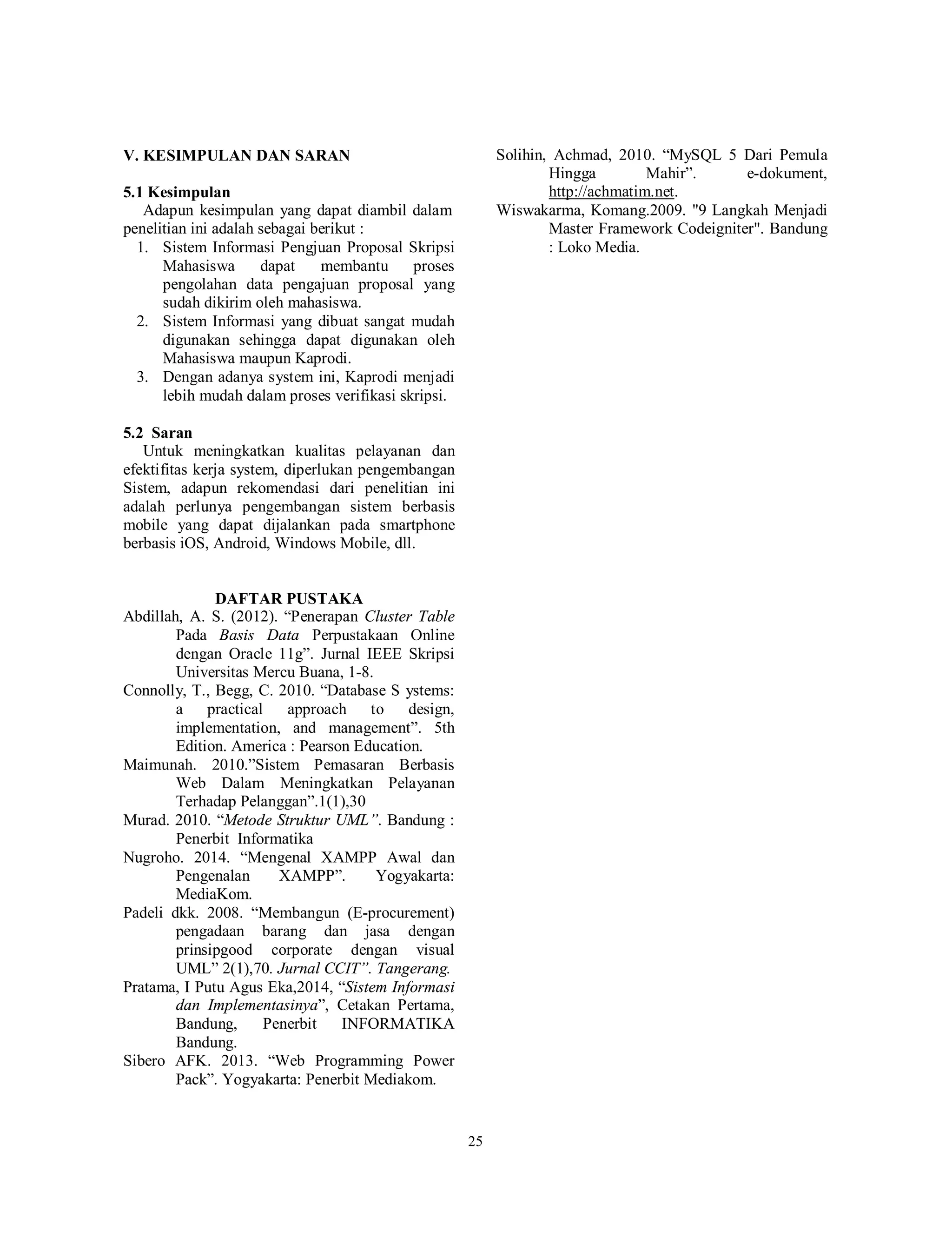 Sistem Informasi Pengajuan Proposal Skripsi Mahasiswa Program Studi ...