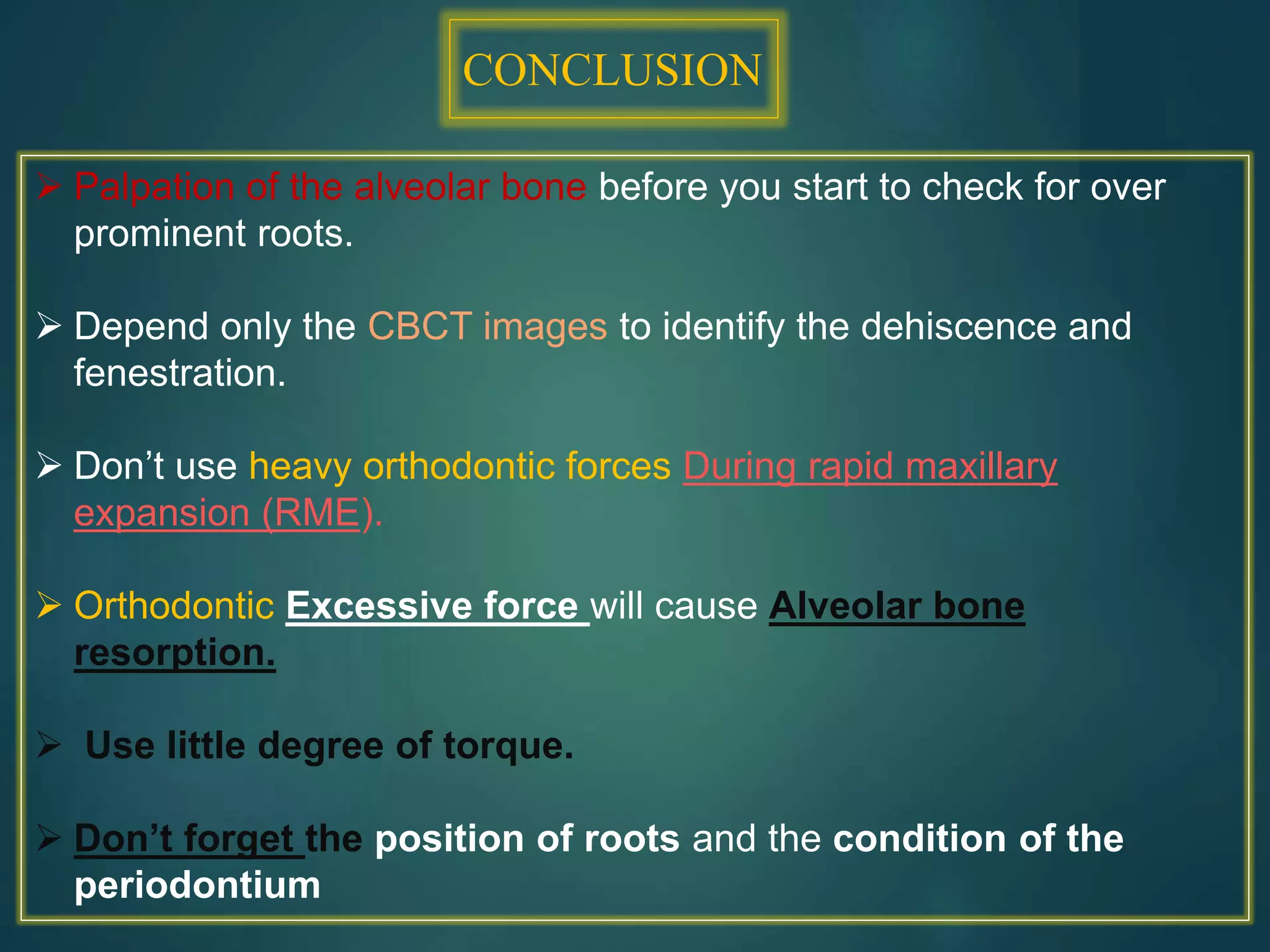 Fenestration and dehiscence | PPTX