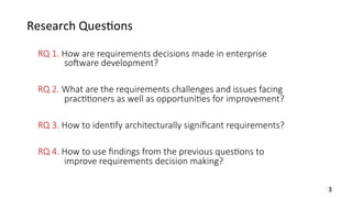 Requirements Decision Making through Architecturally Significant ...