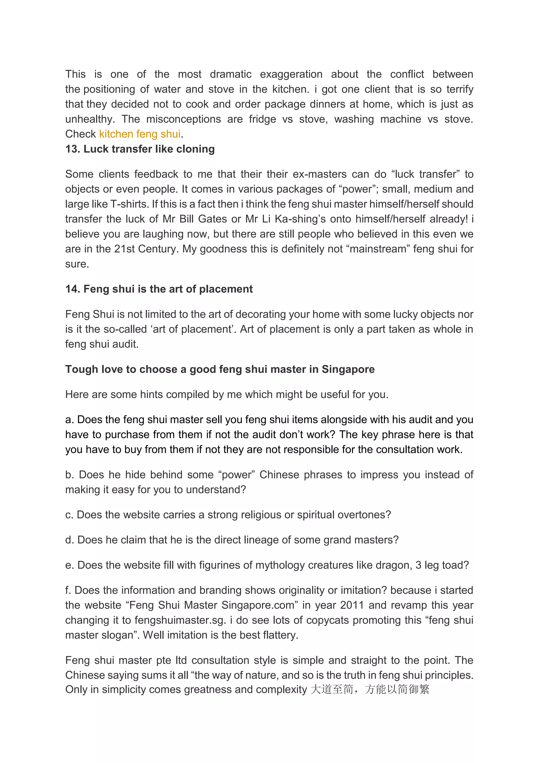 Feng shui myths | PDF