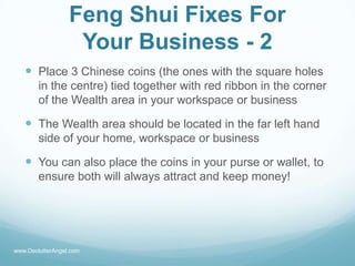 Feng Shui Tools To Boost Your Business | PPTX | Woodworking | Arts and ...