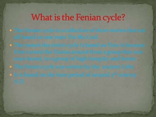 Fenian cycle | PPT