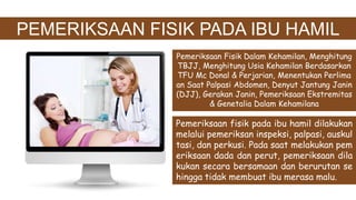 Pemeriksaan fisik Ibu hamil | PPTX