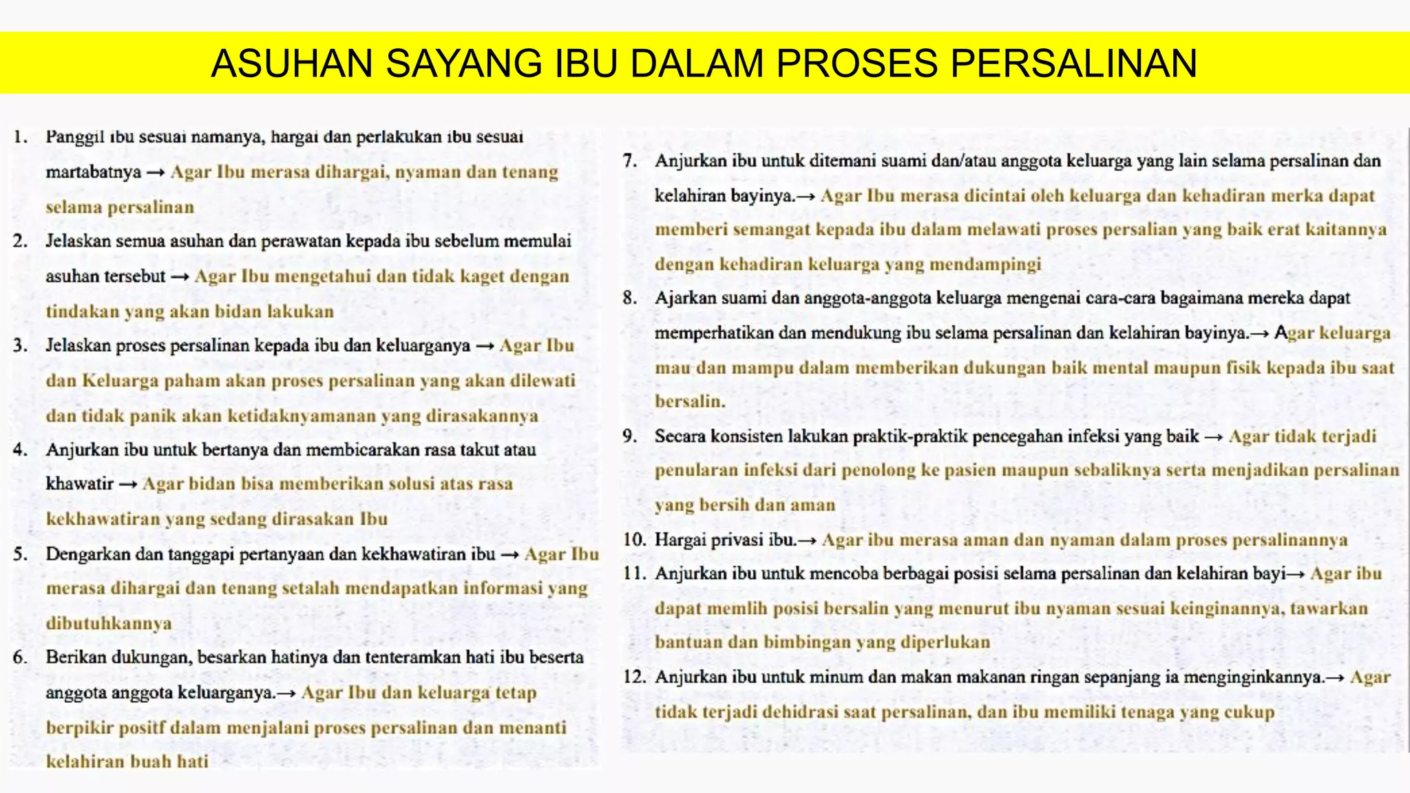 Perubahan fisiolog,asuhan sayang ibu,posisi meneran | PDF