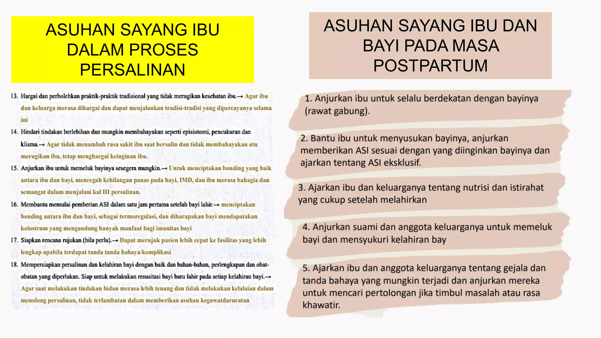 Perubahan fisiolog,asuhan sayang ibu,posisi meneran | PDF