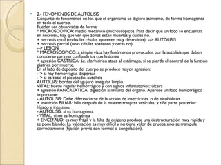 FenóMenos CadavéRicos | PPT