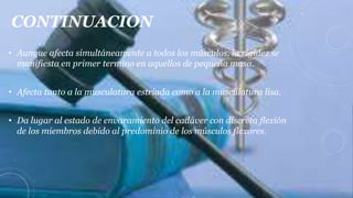 Fenã³menos cadavã©ricos tempranos | PPTX
