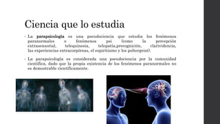 Fenómenos paranormales | PPTX