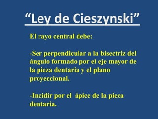 Fenómenos Proyeccionales Específicos. Intraoral Periapical | PPTX