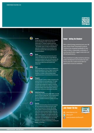 Fenner Product Solutions Sales Brochure | PDF