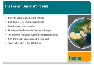 Fenner Product Solutions Presentation | PPTX